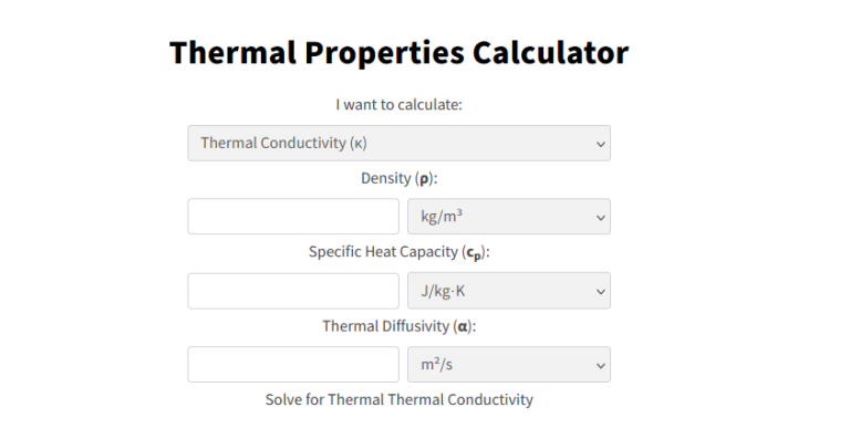 计算器 | 工具和资源 - Thermtest Asia